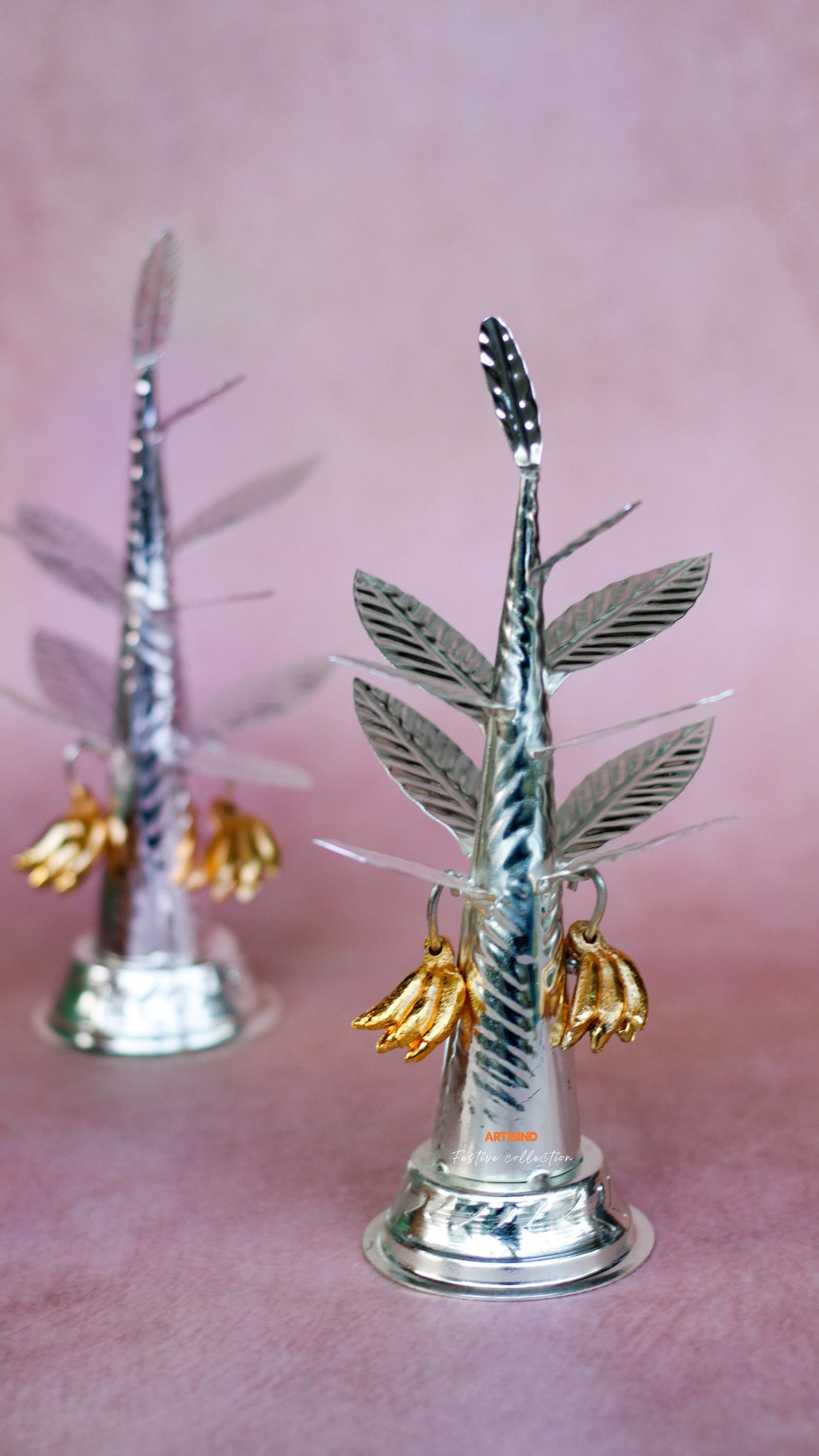 German Silver Banana Tree Pair – Artisind